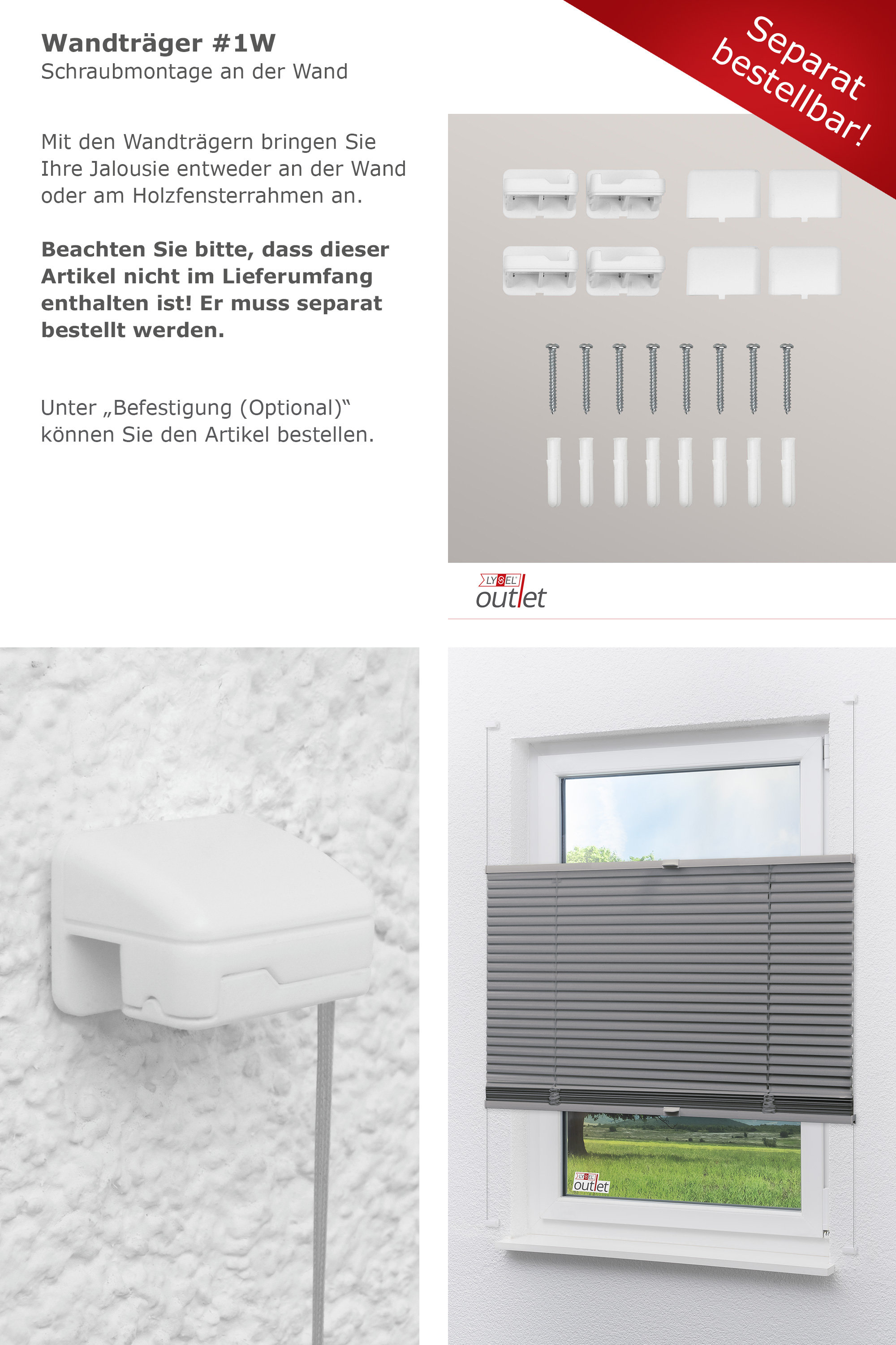 ab 9,49 € NEUHEIT- Die Alternative zum Plissee und Rollo - Alu-Jalousie ...